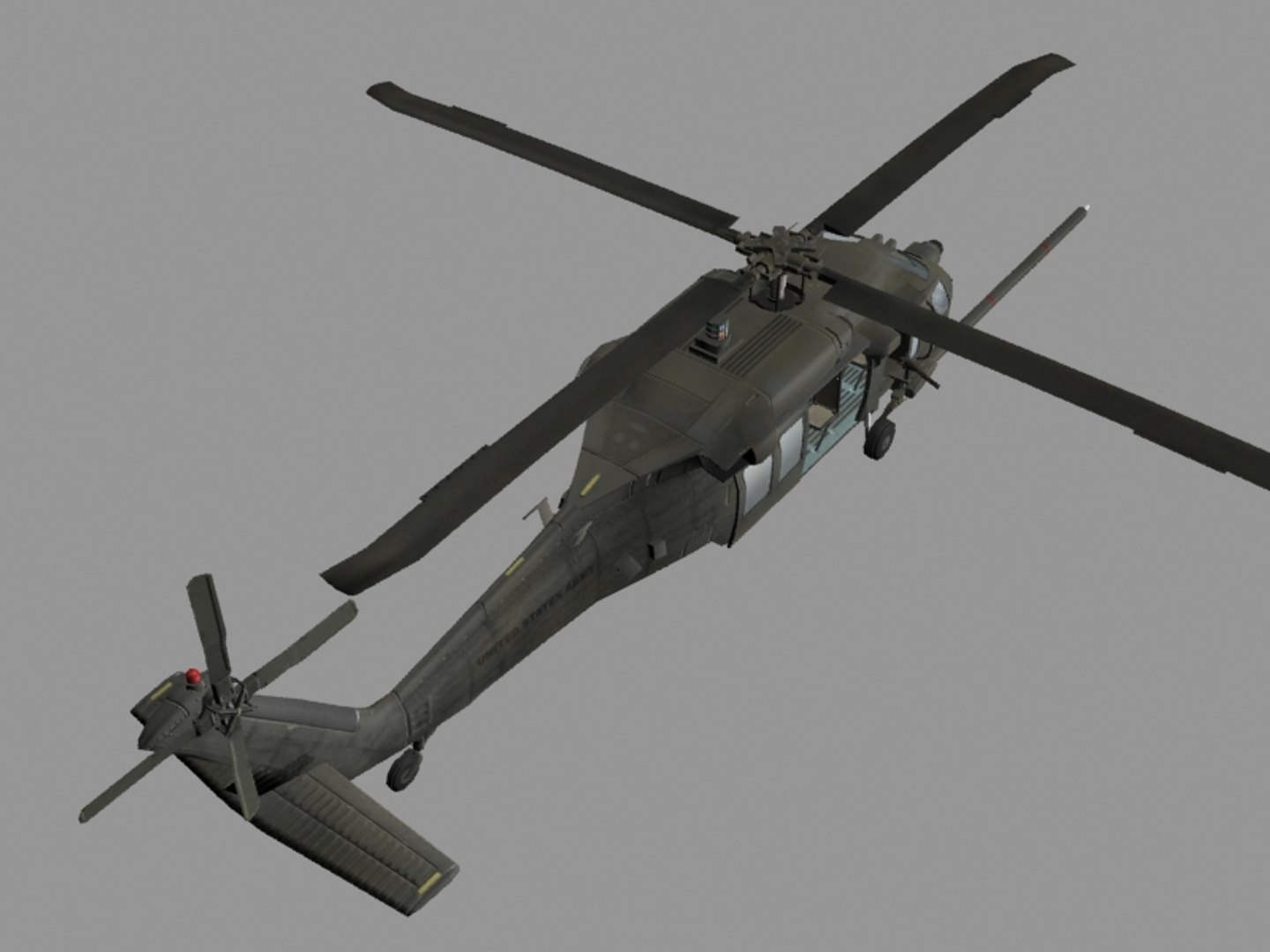 Mh-60k Nighthawk Transport 3d Model