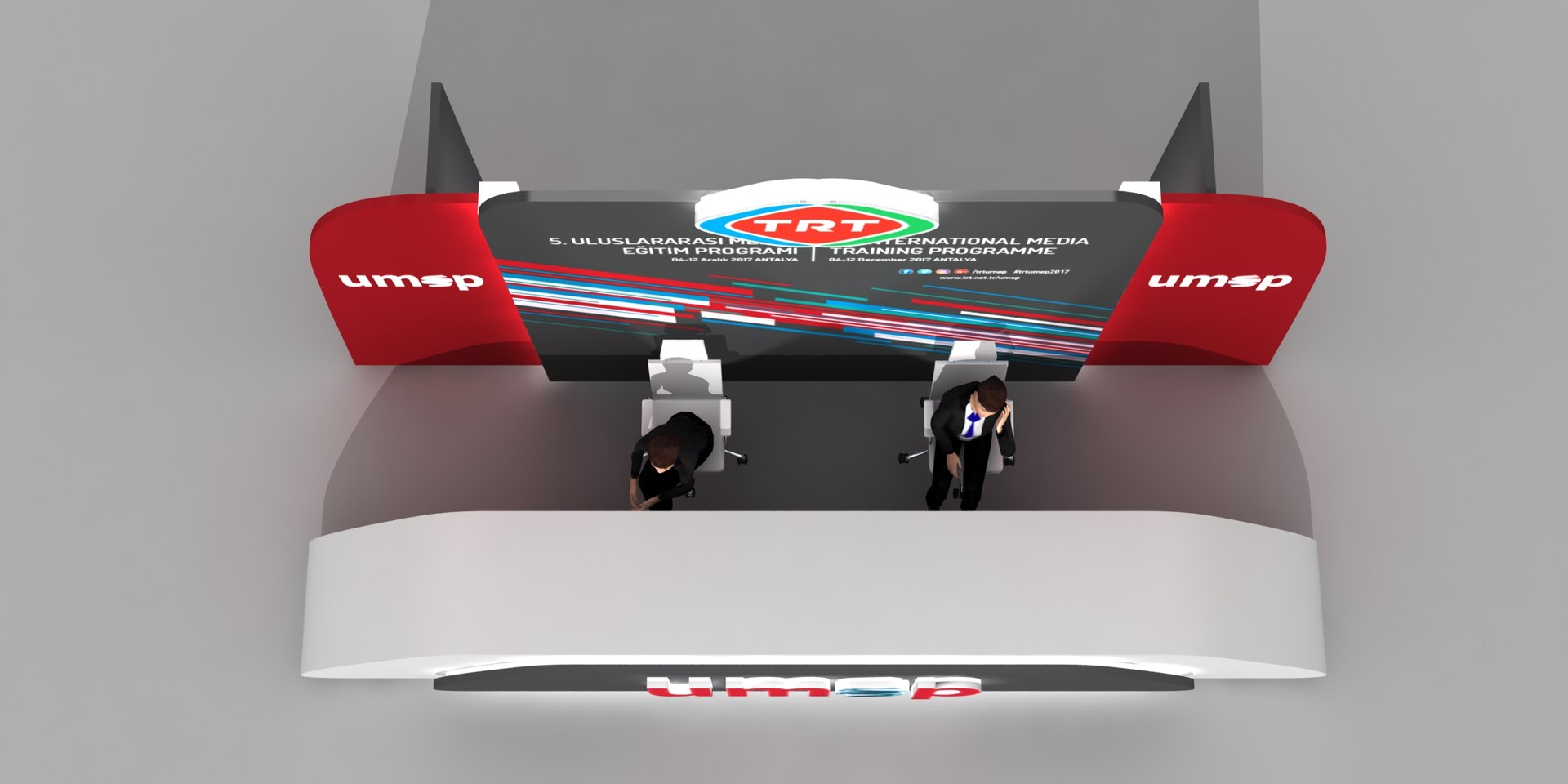 Registration desk meeting 3D model - TurboSquid 1534163