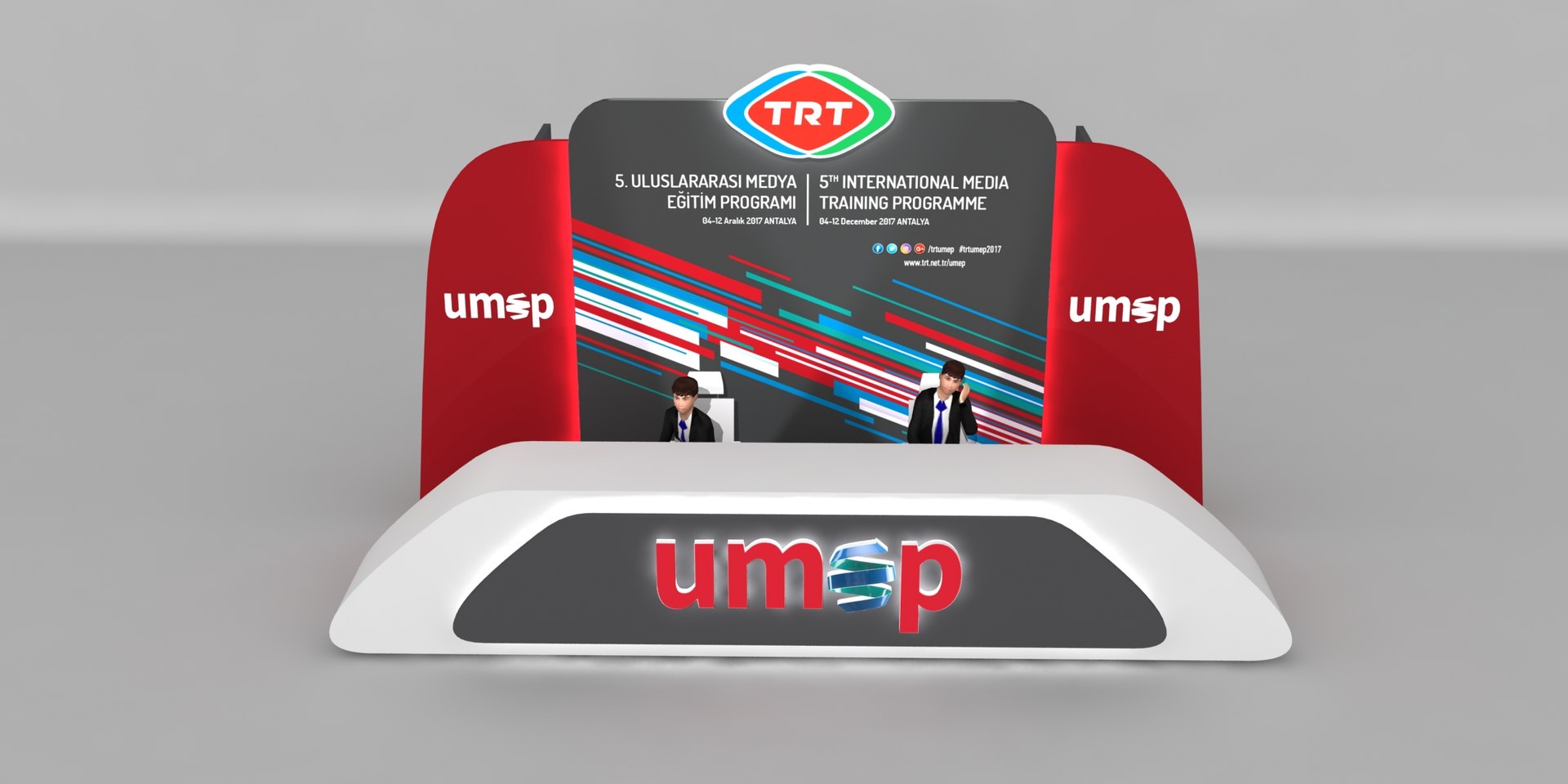 Registration desk meeting 3D model - TurboSquid 1534163