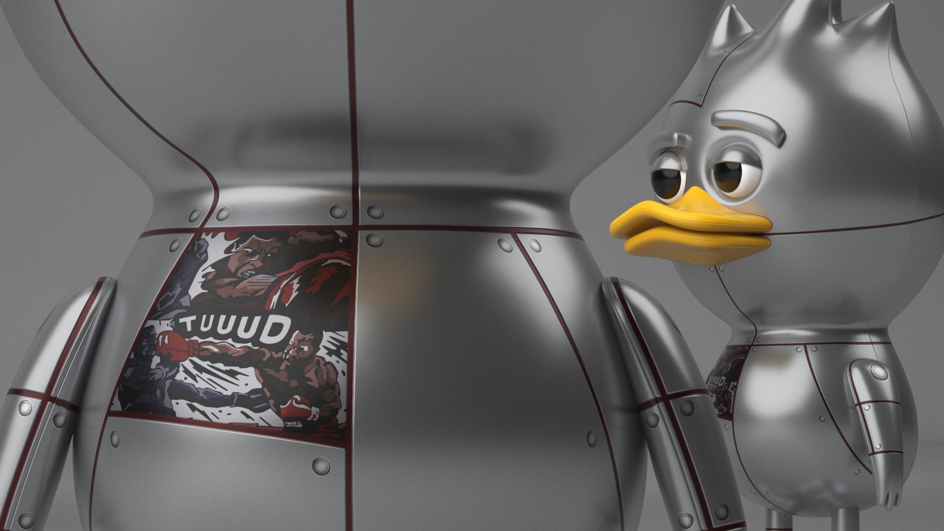 3D TUD Toy Chrome Model - TurboSquid 2279900