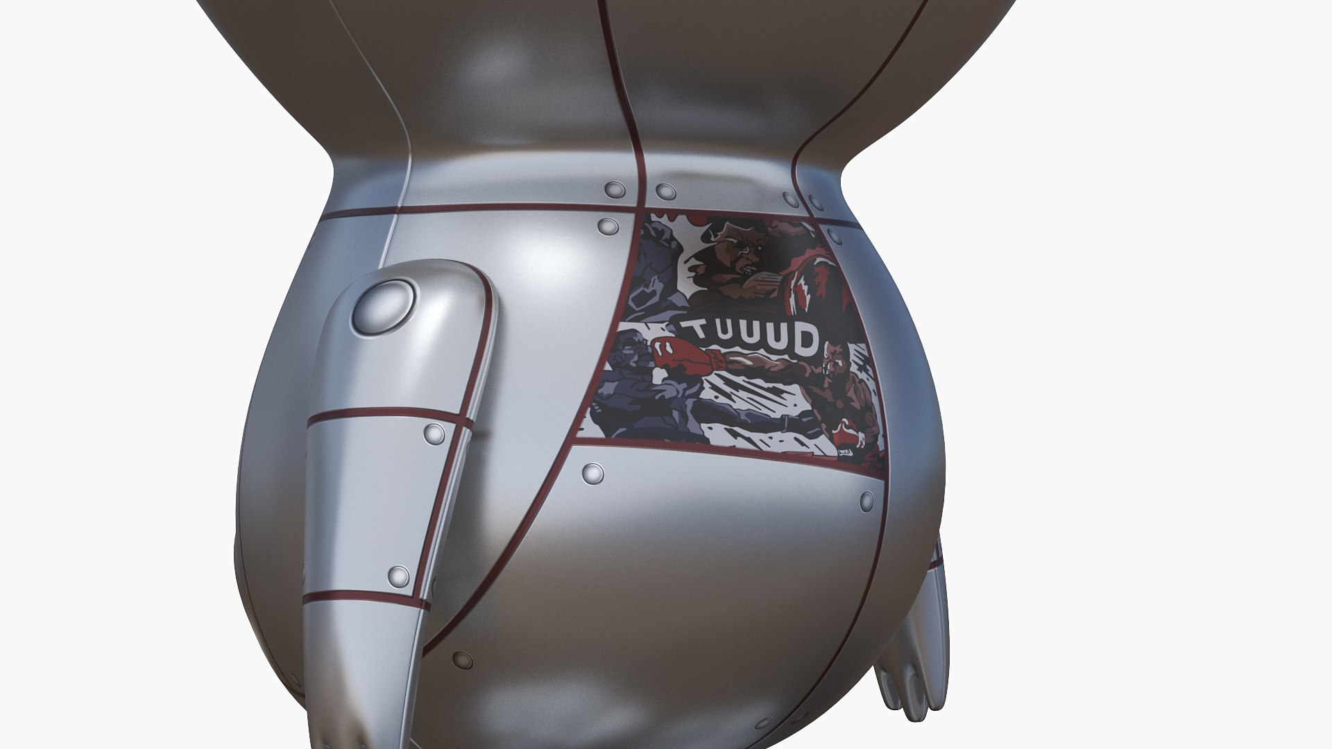 3D TUD Toy Chrome Model - TurboSquid 2279900