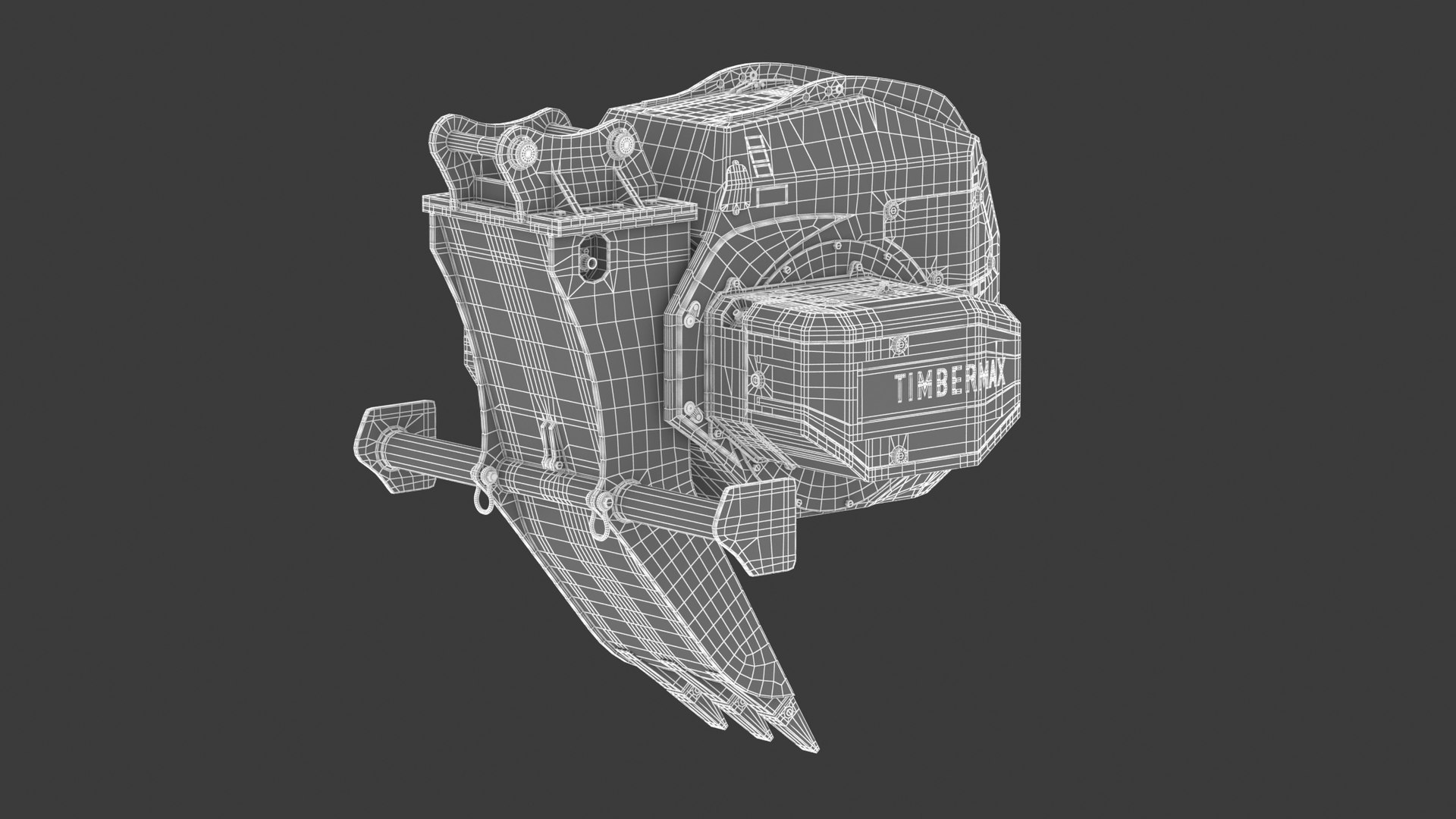 TimberMAX T20 Excavator Mounted 3D Model - TurboSquid 2047185