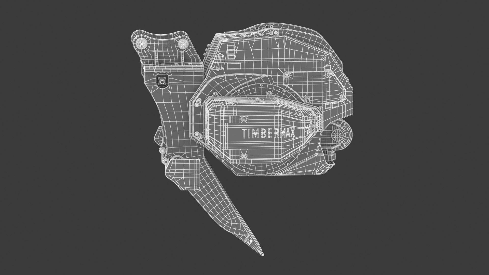 TimberMAX T20 Excavator Mounted 3D Model - TurboSquid 2047185