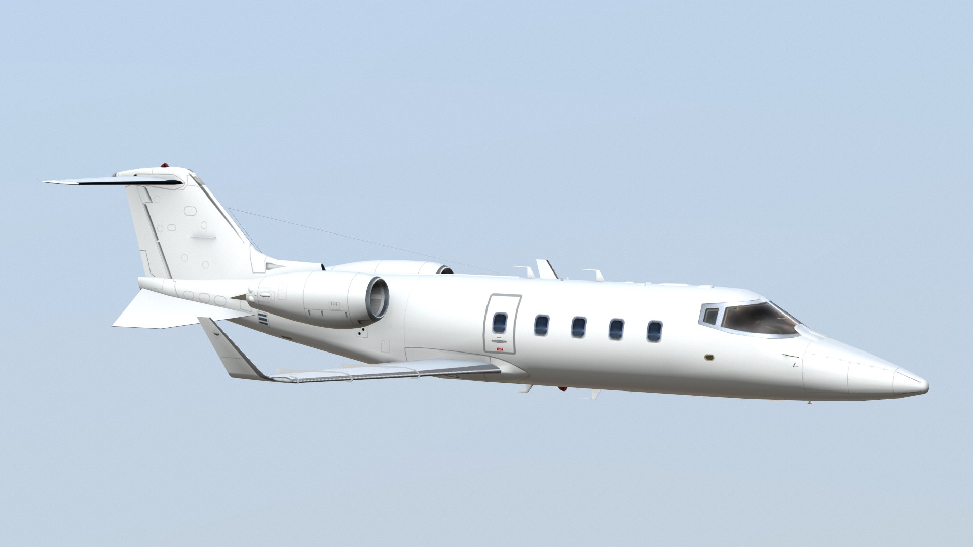 Learjet 55 3D Model - TurboSquid 2219156