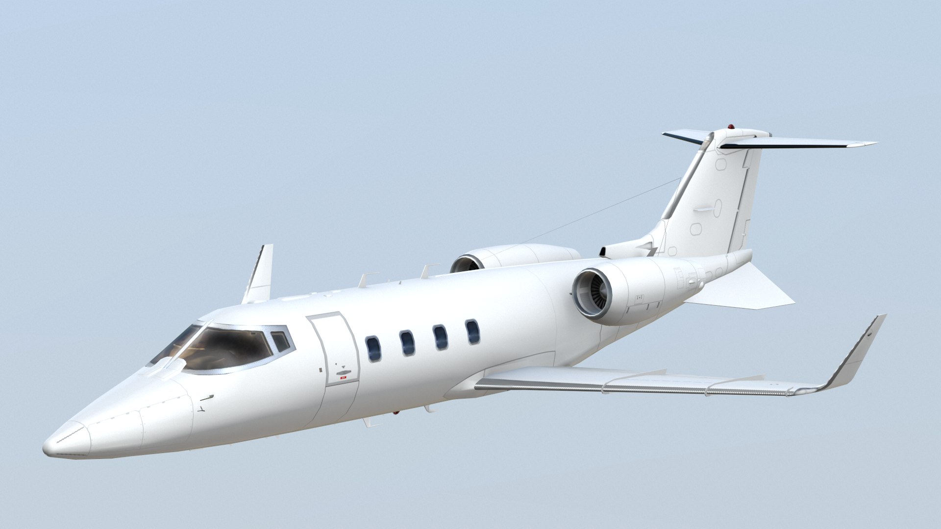 Learjet 55 3D Model - TurboSquid 2219156