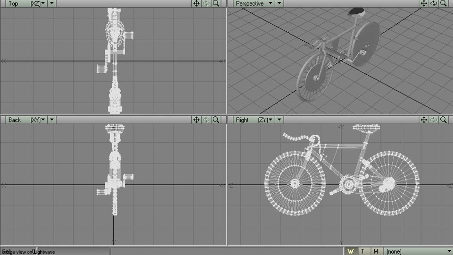 3d bicycle cycle track model