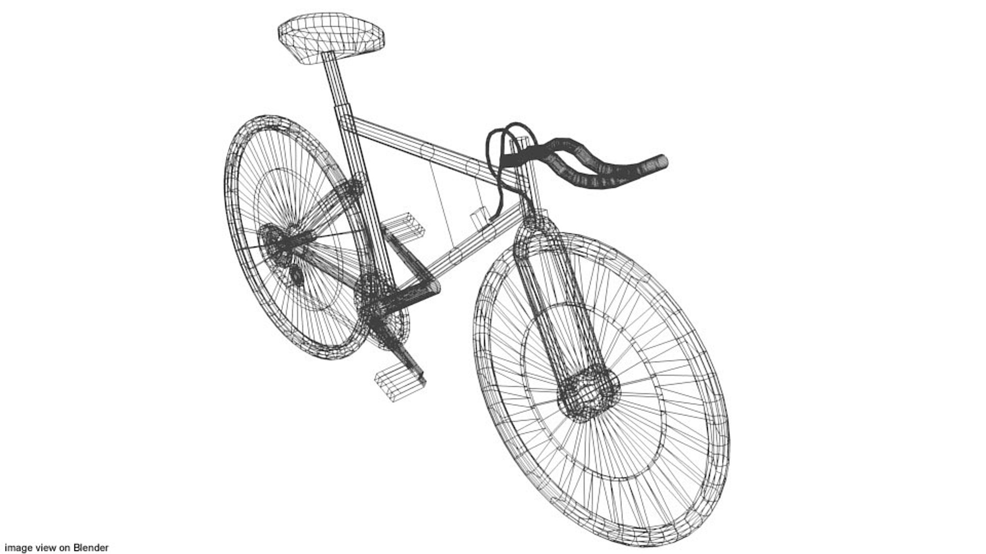 3d bicycle cycle track model