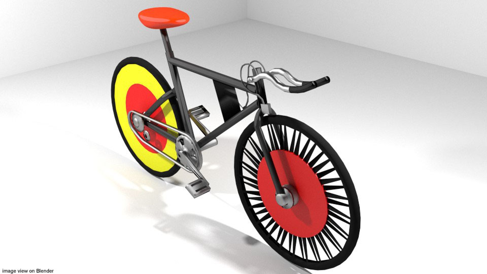 3d bicycle cycle track model