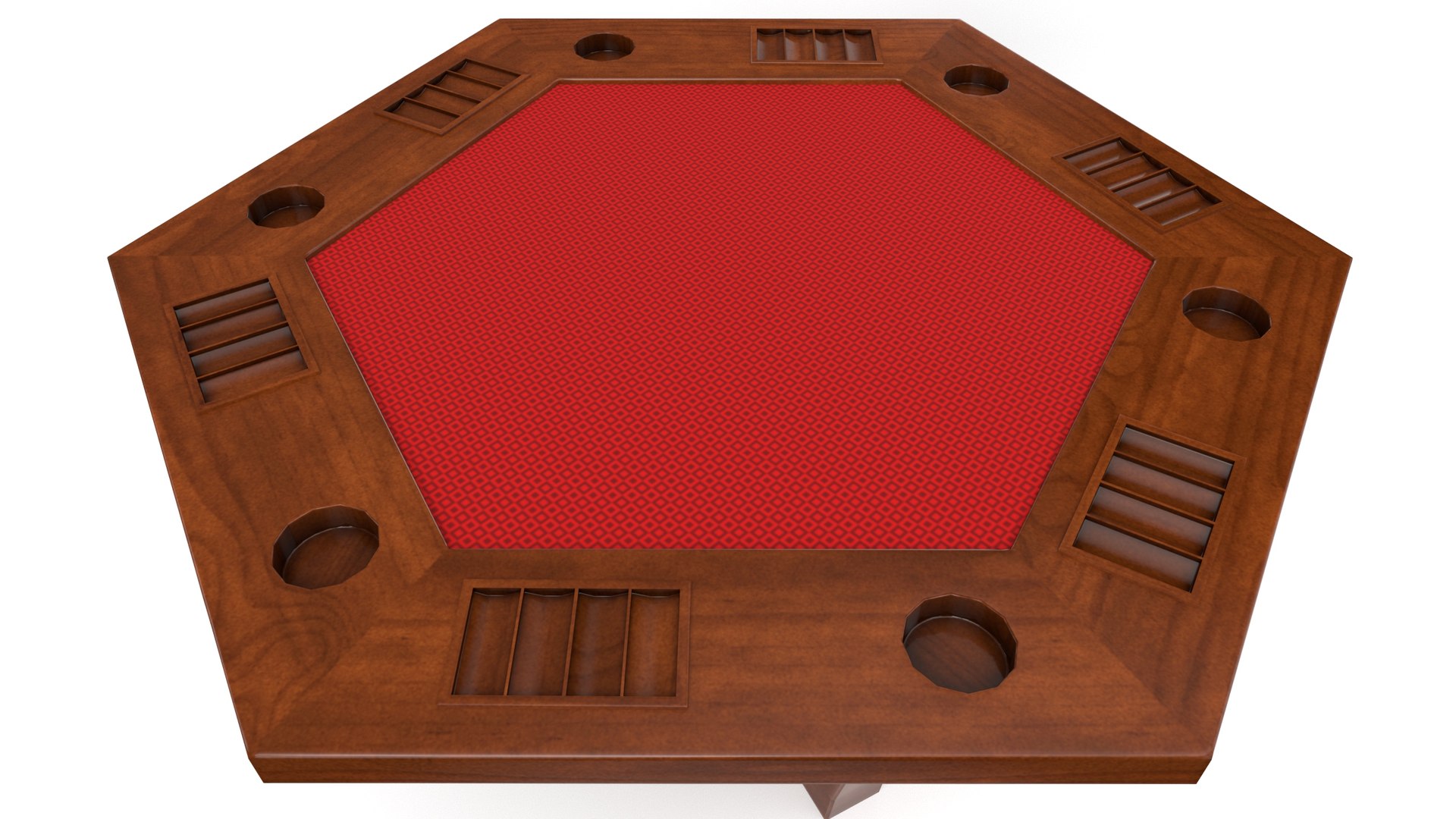 3D Poker Table Model - TurboSquid 1566857