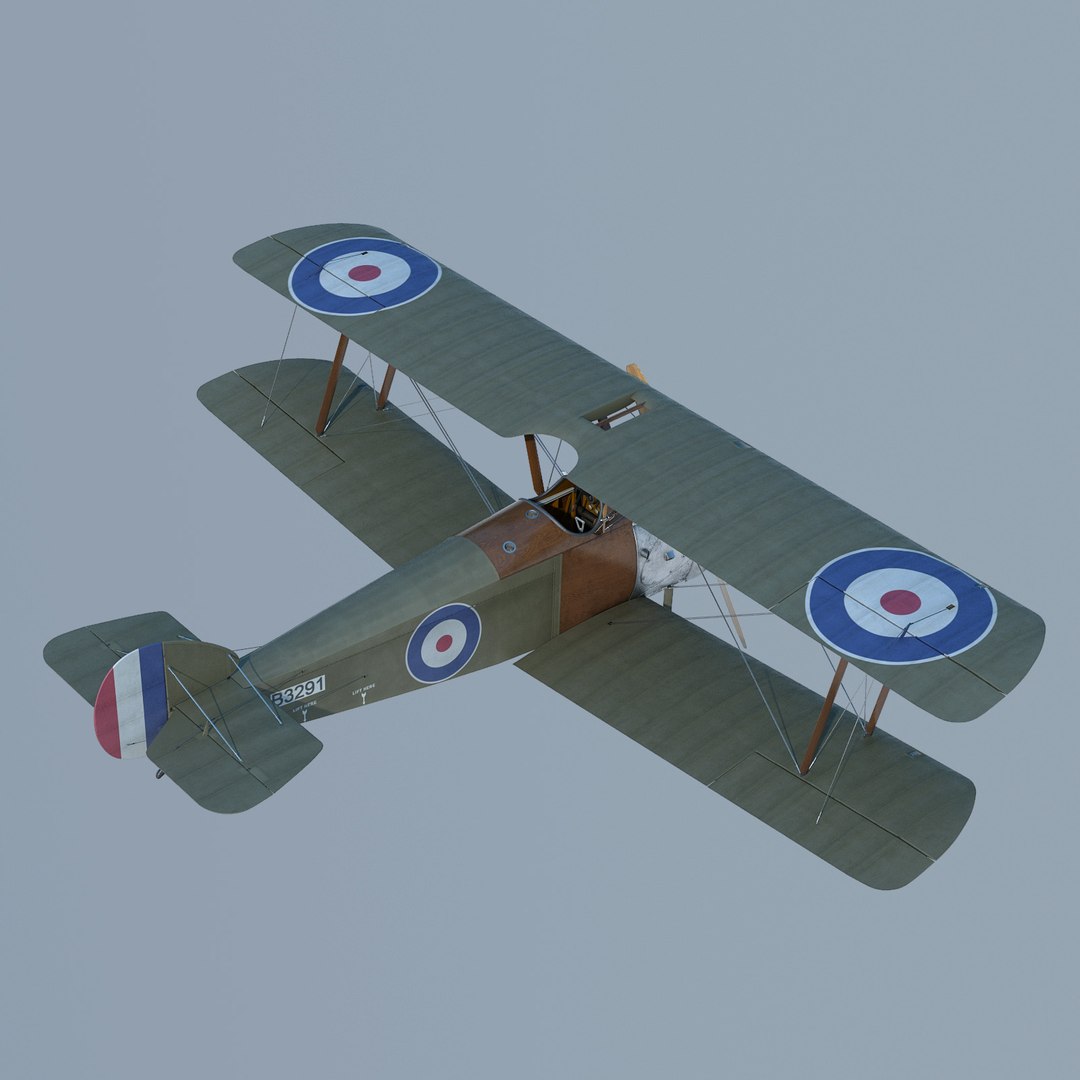 Sopwith F 1 Camel Fighter 3d Max