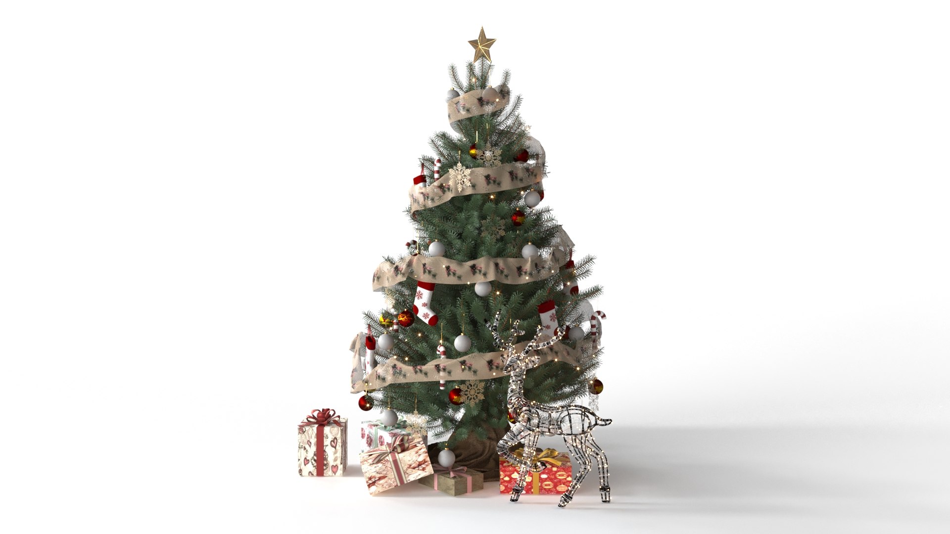 Christmas Tree 3D Model - TurboSquid 1805968