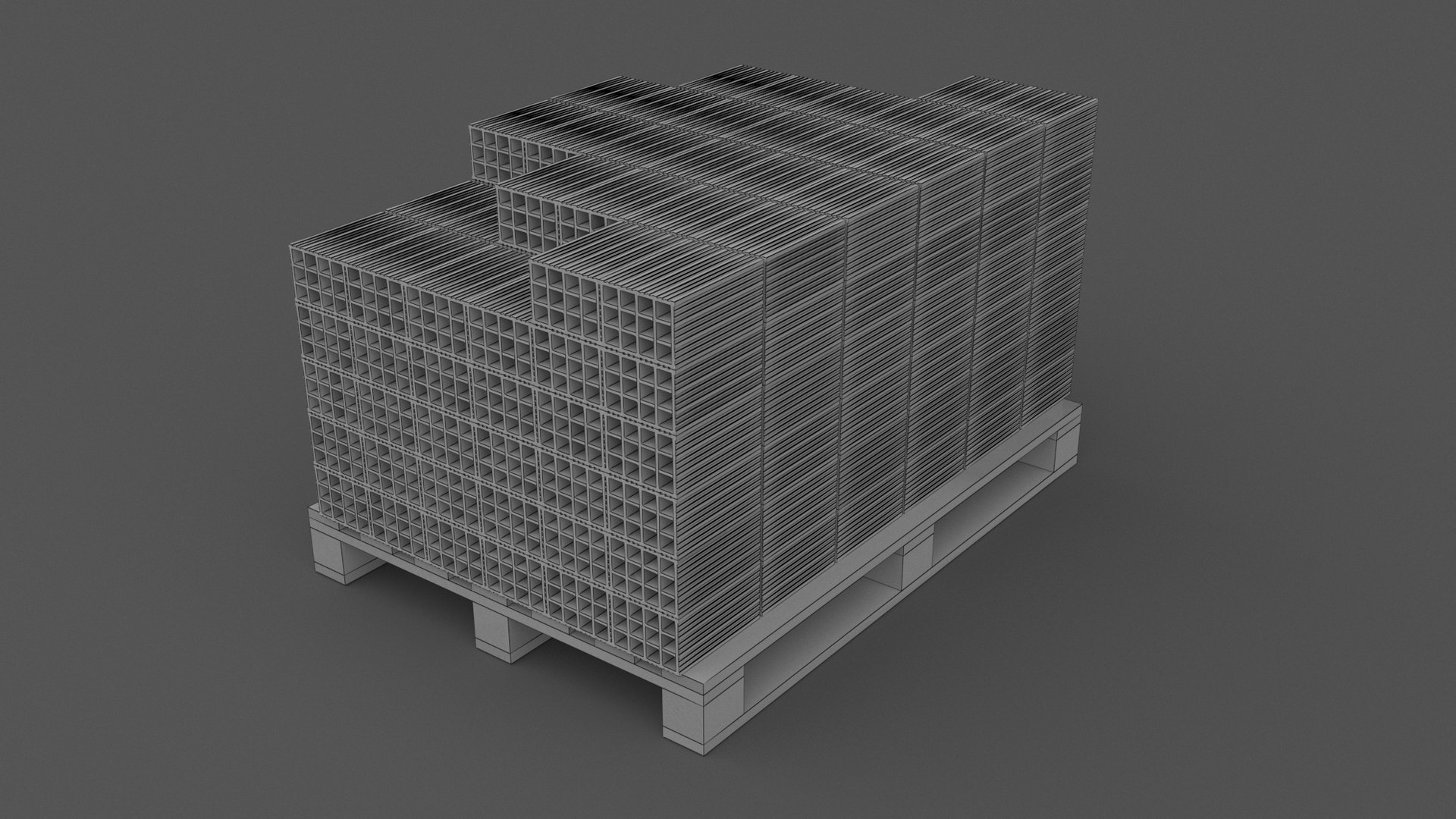 Pallet briks model - TurboSquid 1568904
