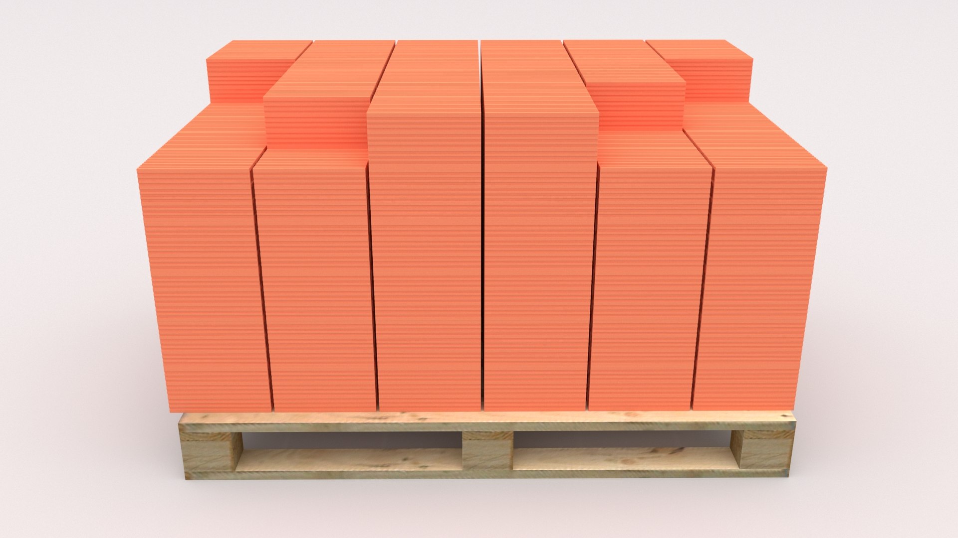 Pallet briks model - TurboSquid 1568904