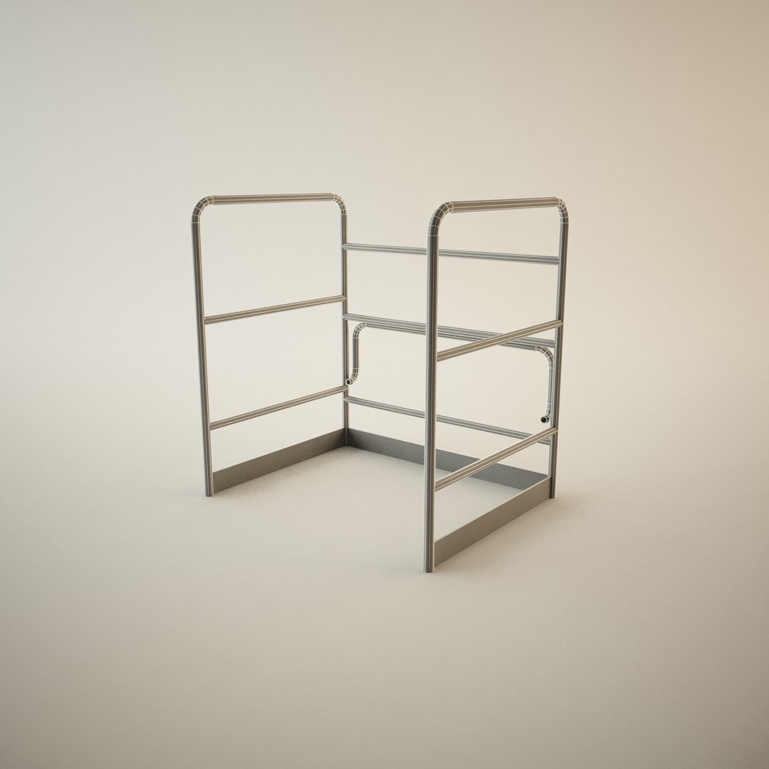 3d street manhole railing