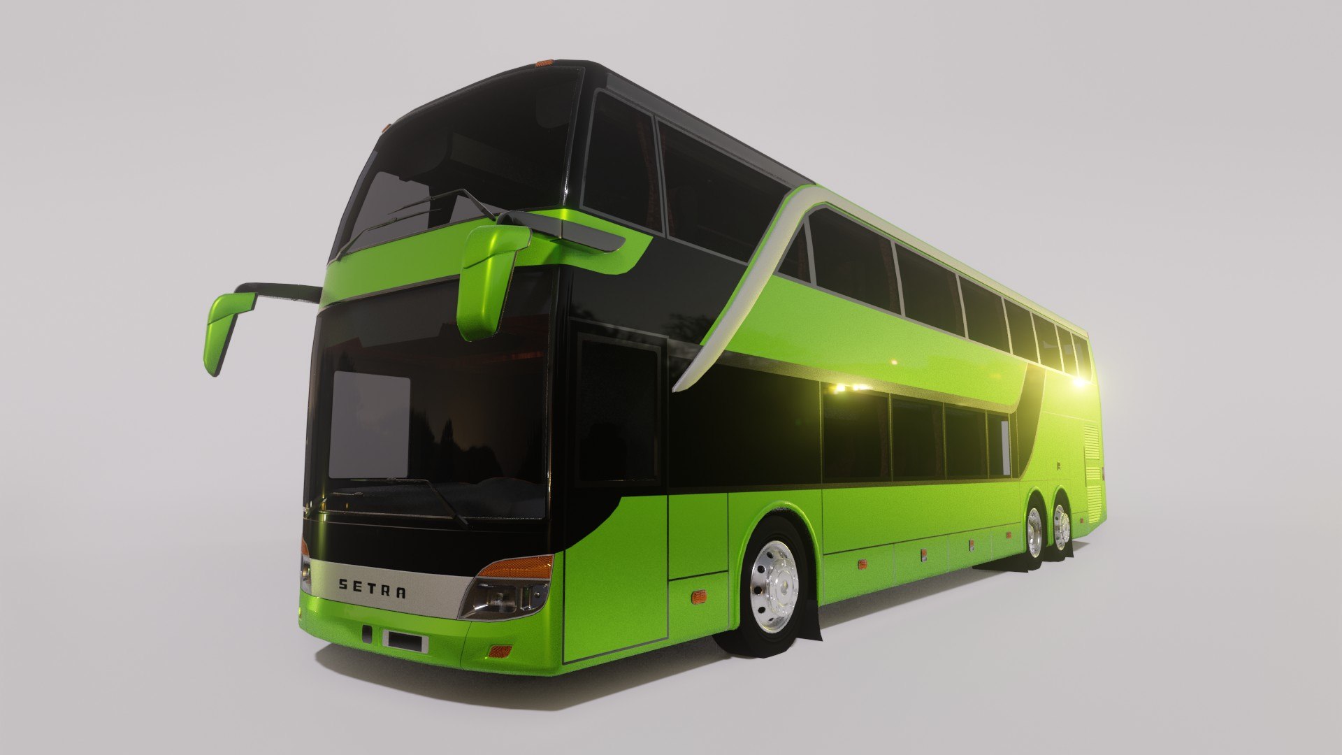 3D Bus Setra Topclass S 431 DT Model - TurboSquid 1821741