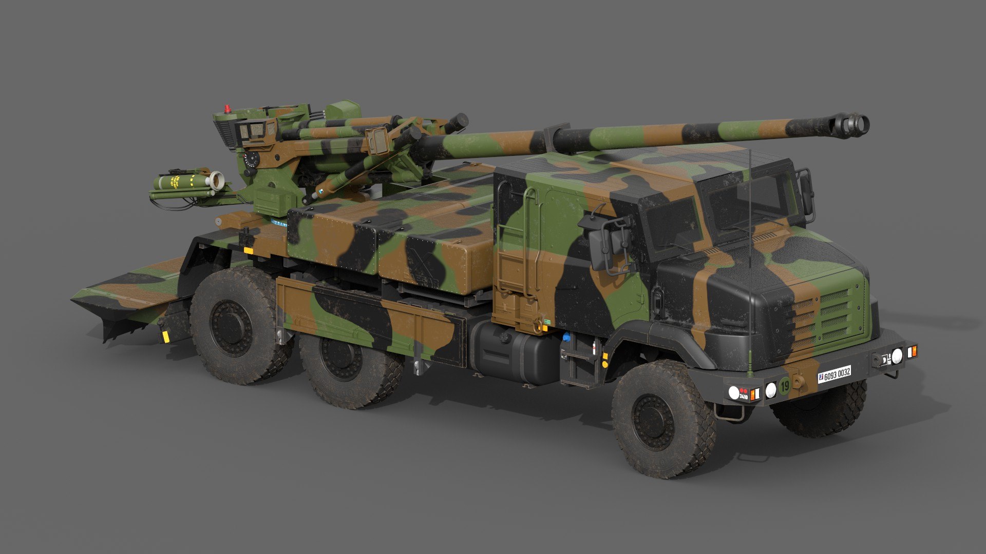 Caesar Cannon 3D Model - TurboSquid 2046683