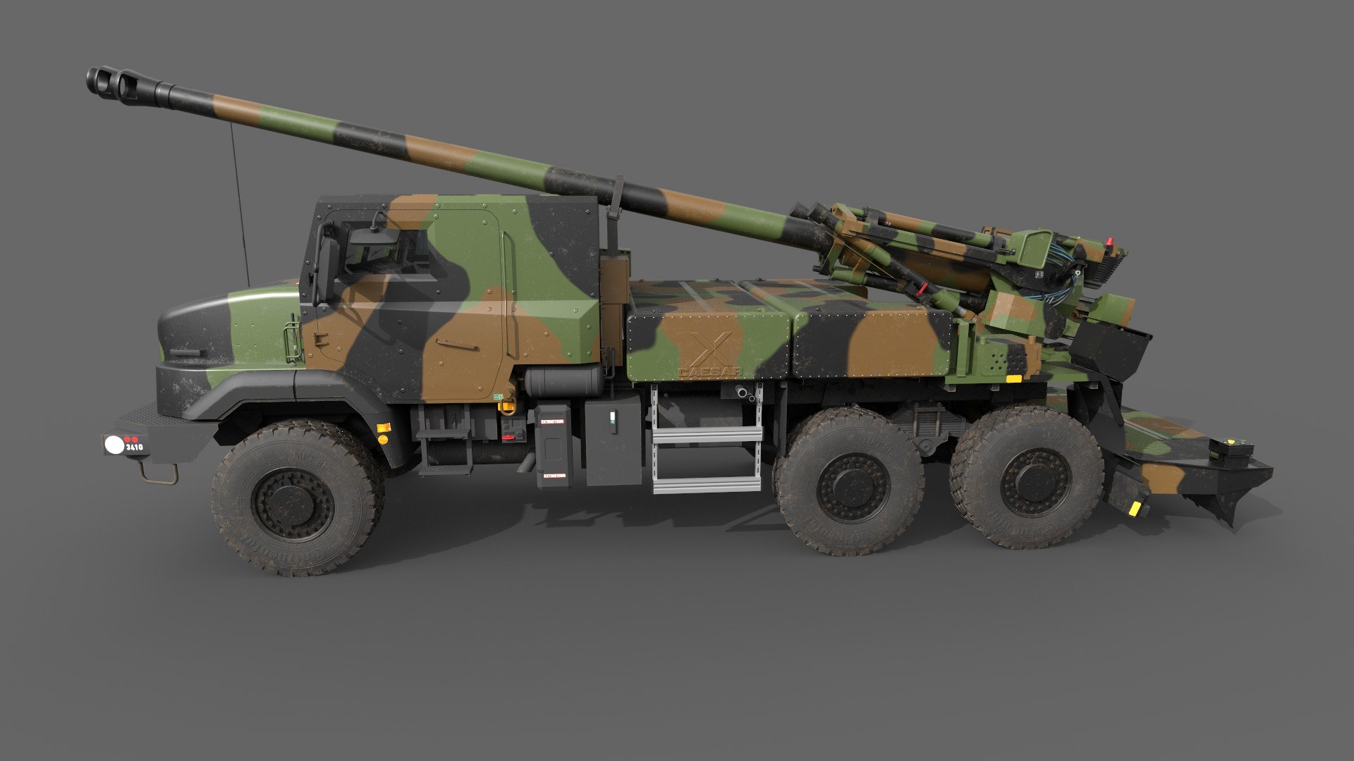 Caesar Cannon 3D Model - TurboSquid 2046683