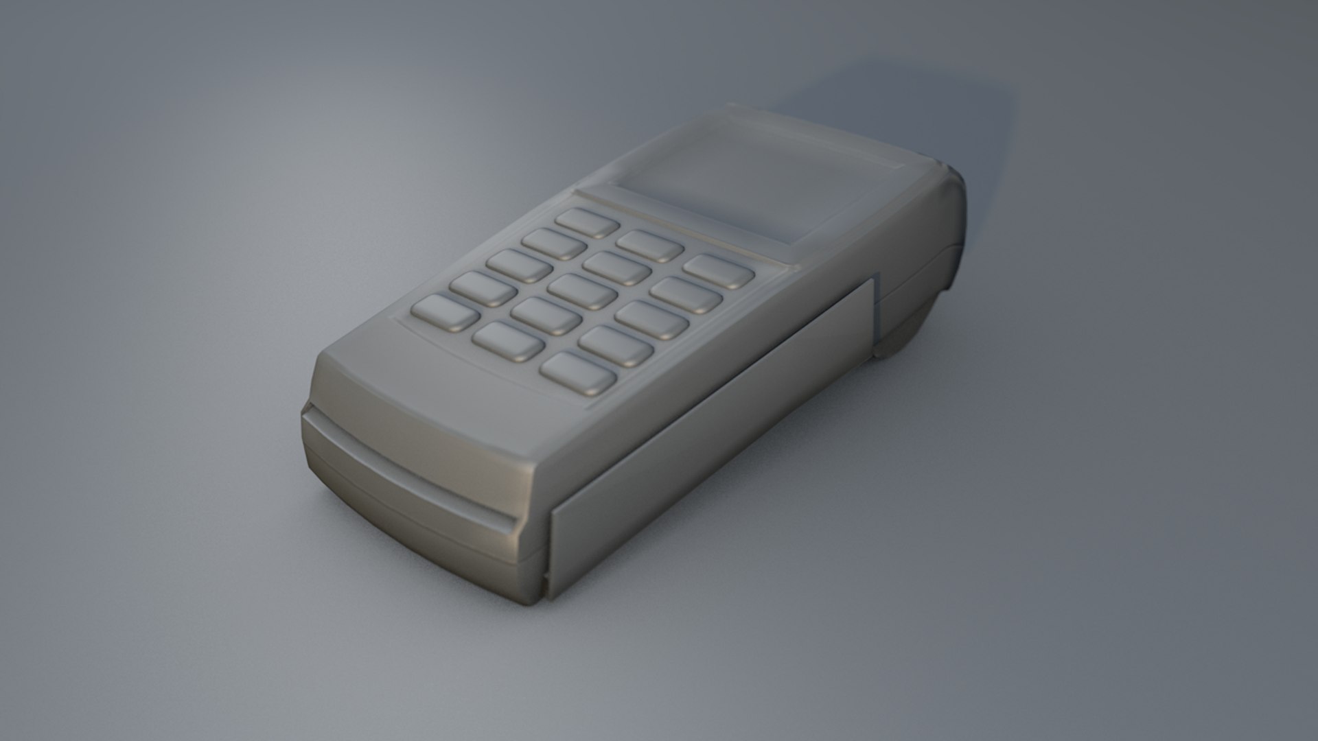 Credit card machine payment 3D model - TurboSquid 1359665