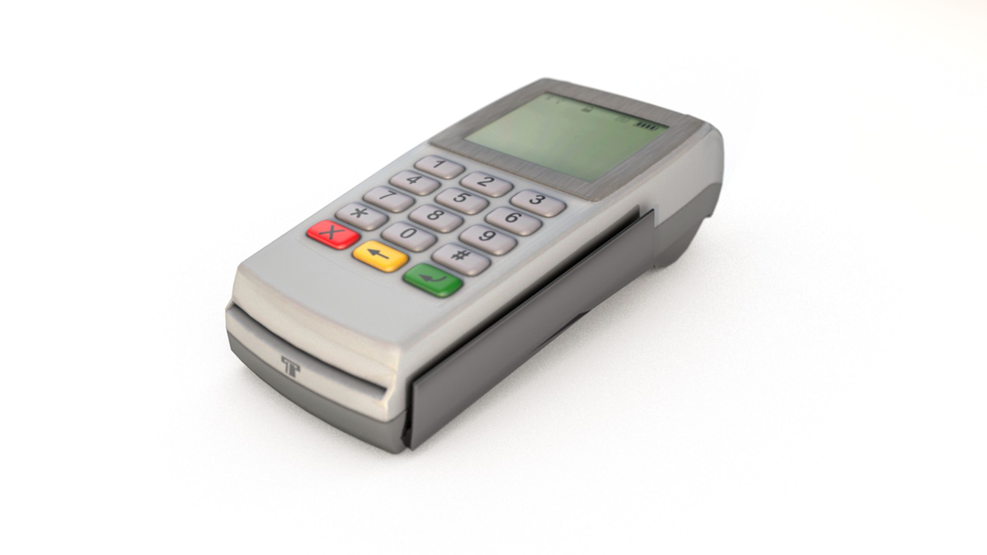Credit card machine payment 3D model - TurboSquid 1359665