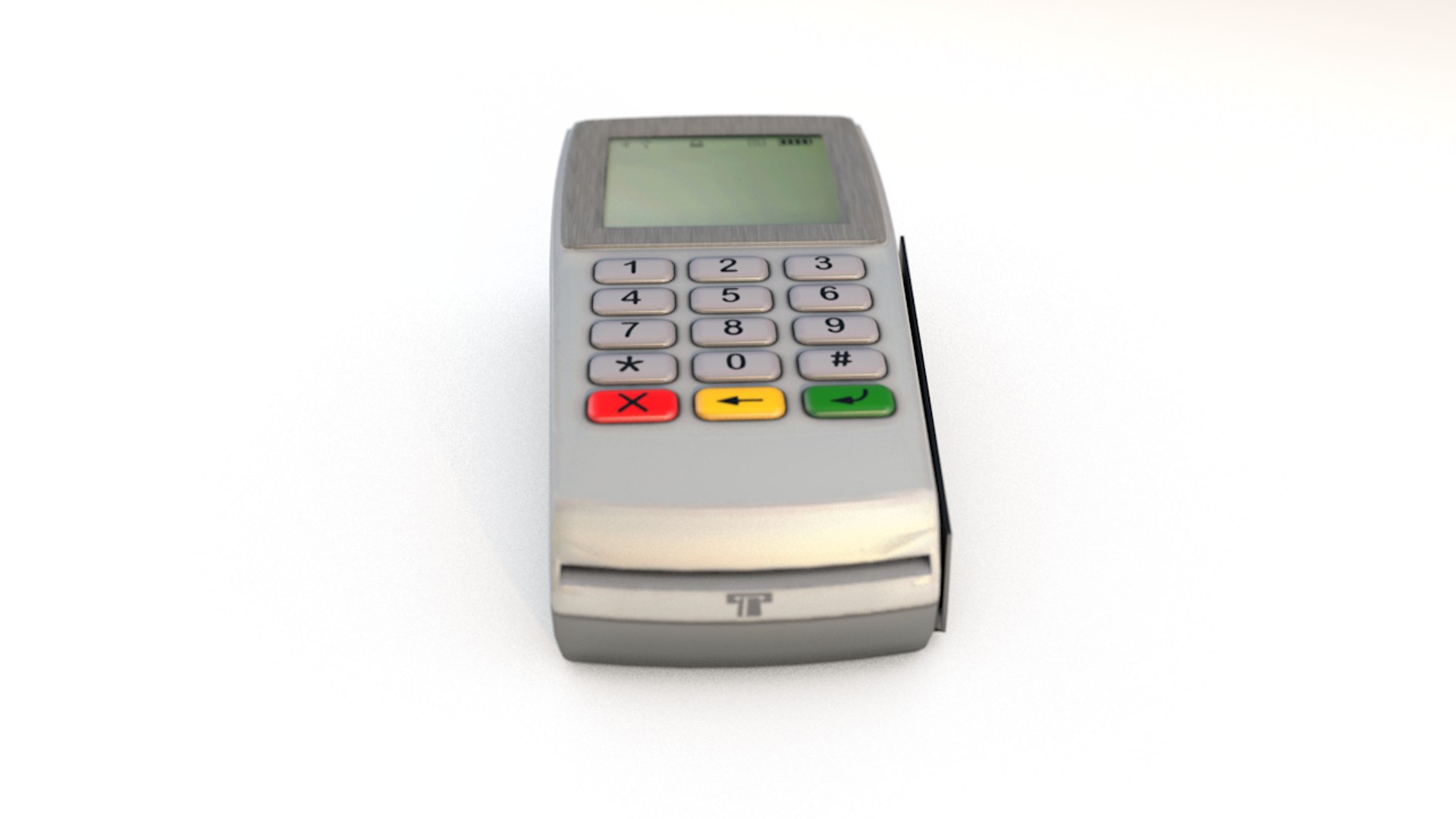 Credit card machine payment 3D model - TurboSquid 1359665