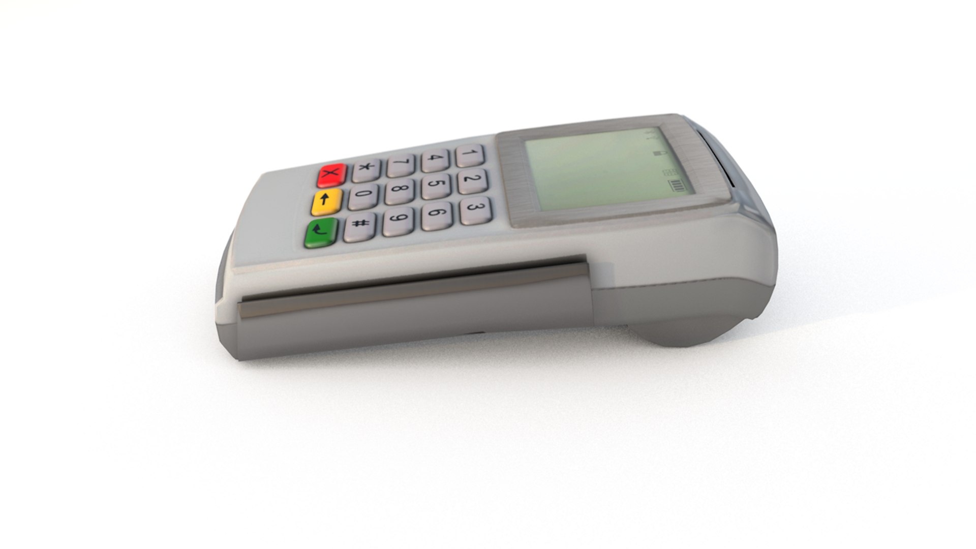 Credit card machine payment 3D model - TurboSquid 1359665