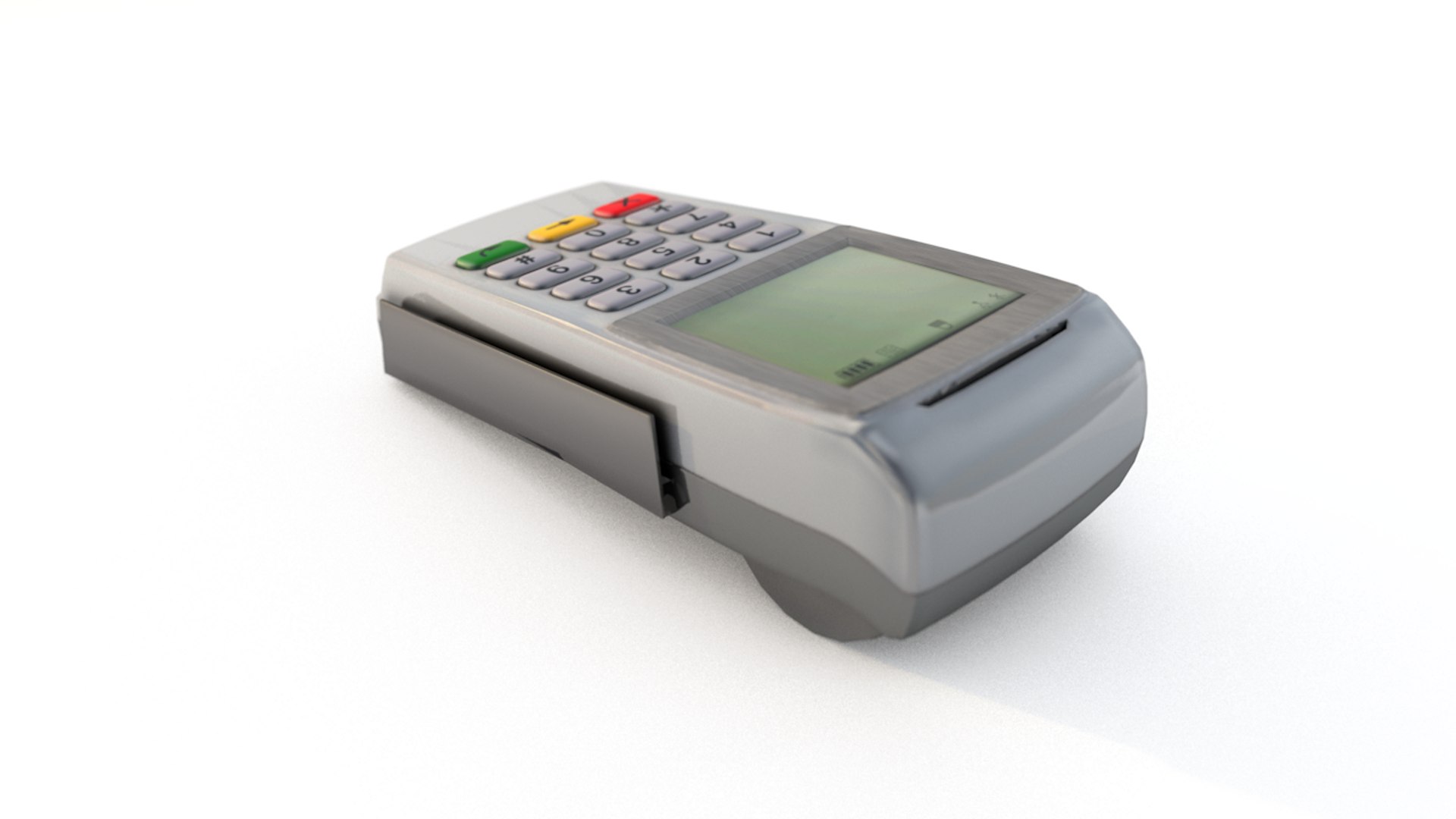 Credit card machine payment 3D model - TurboSquid 1359665