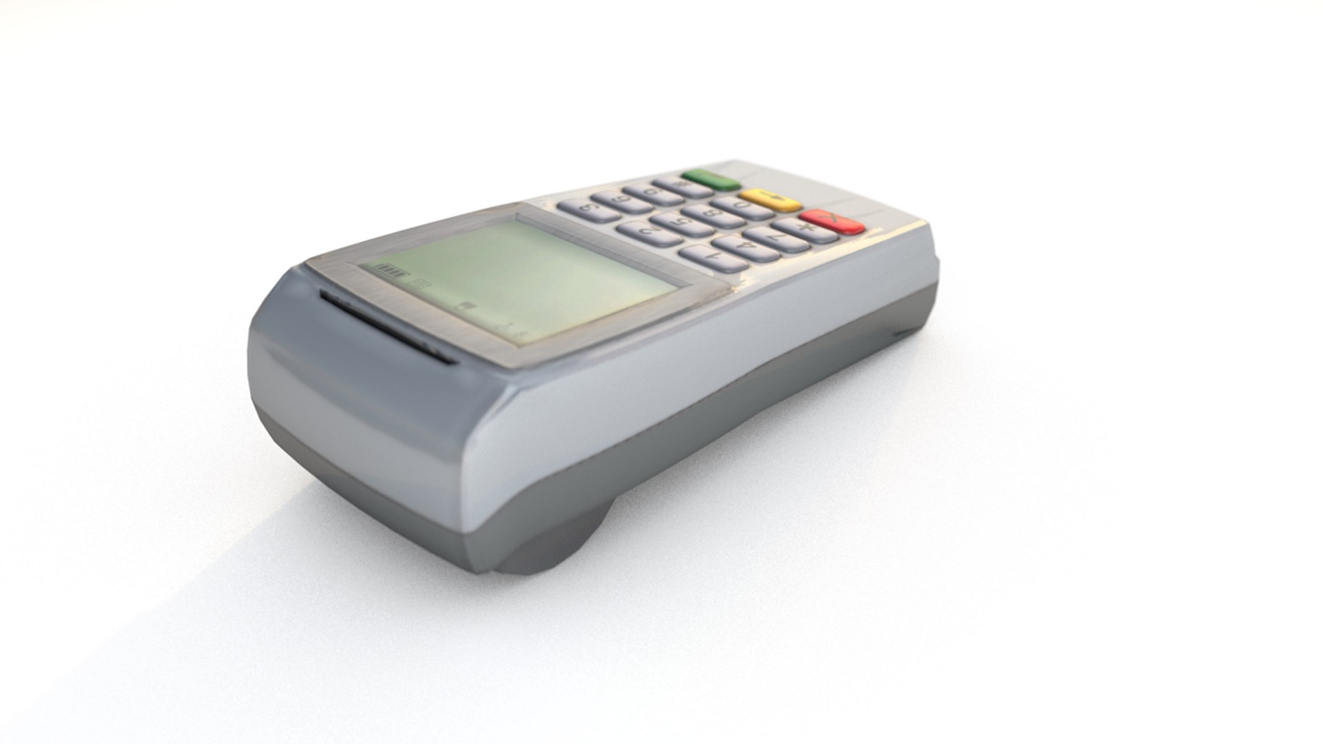 Credit card machine payment 3D model - TurboSquid 1359665