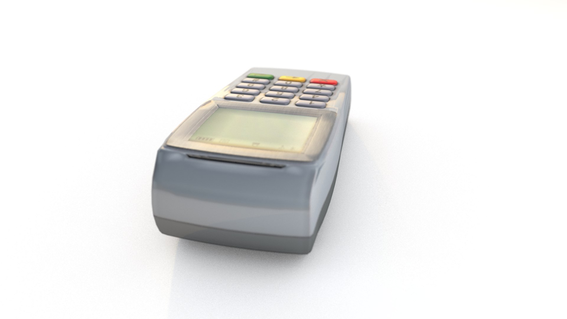 Credit card machine payment 3D model - TurboSquid 1359665