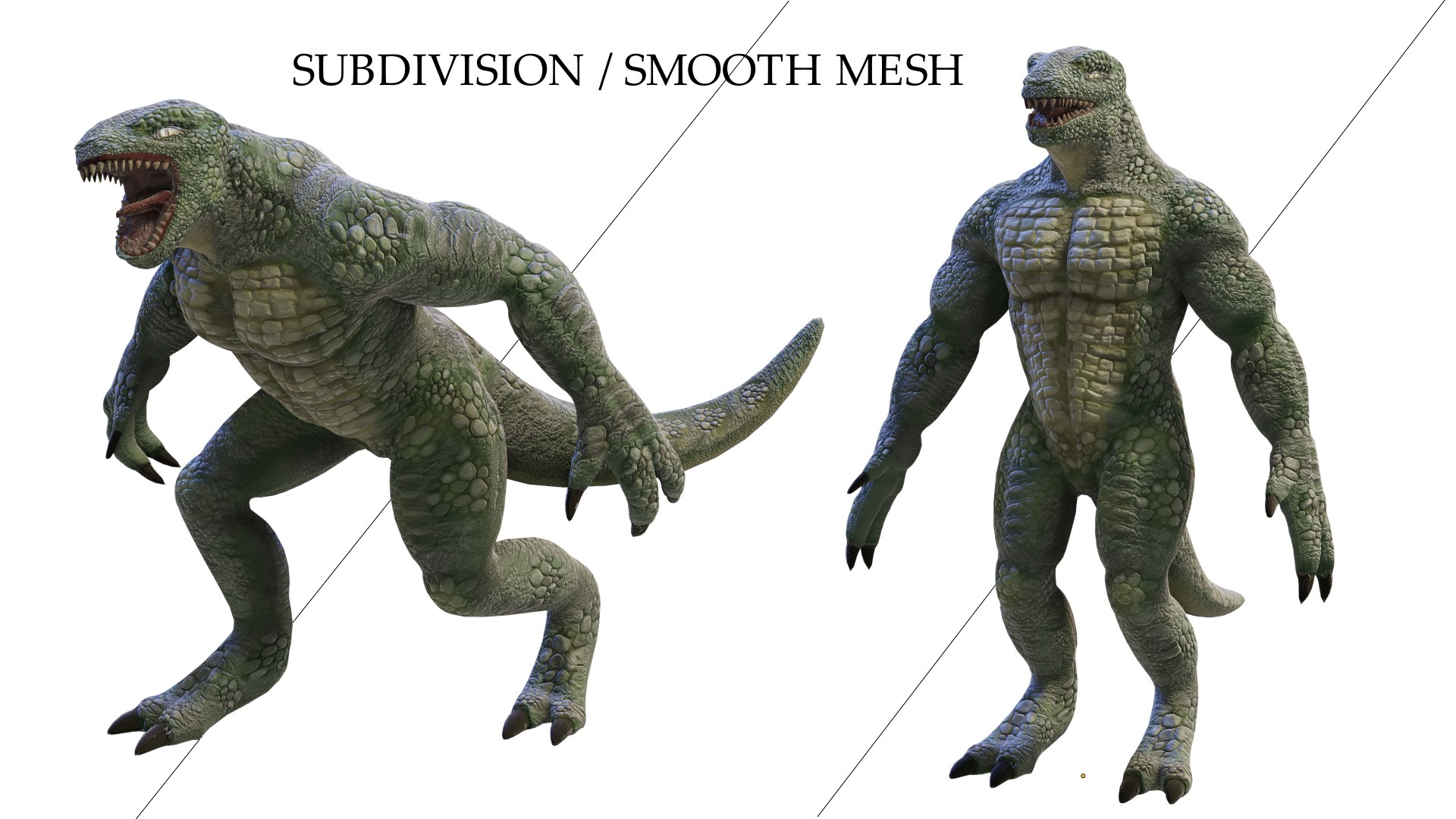 3D Lizardman Dnd Model - TurboSquid 2007585