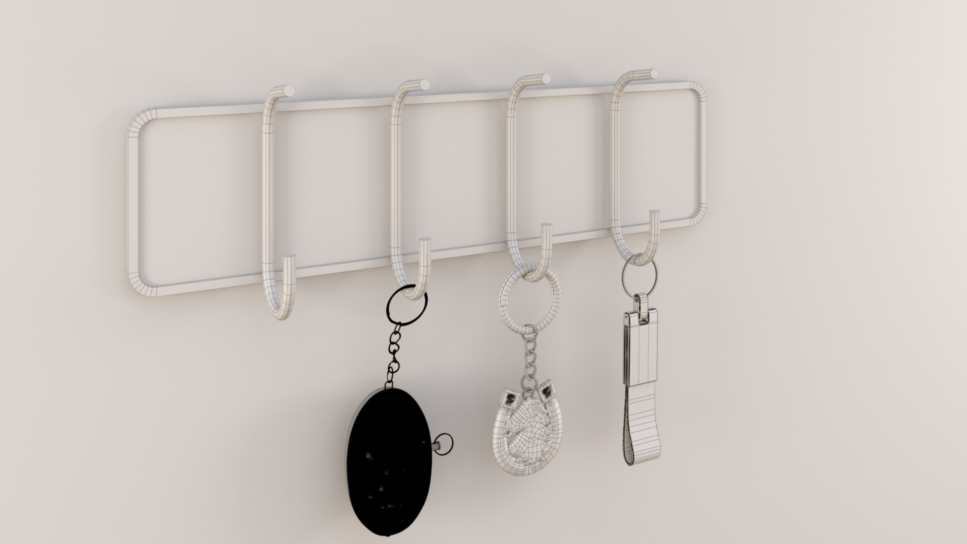 3D Key Chain Hanger - TurboSquid 1937019