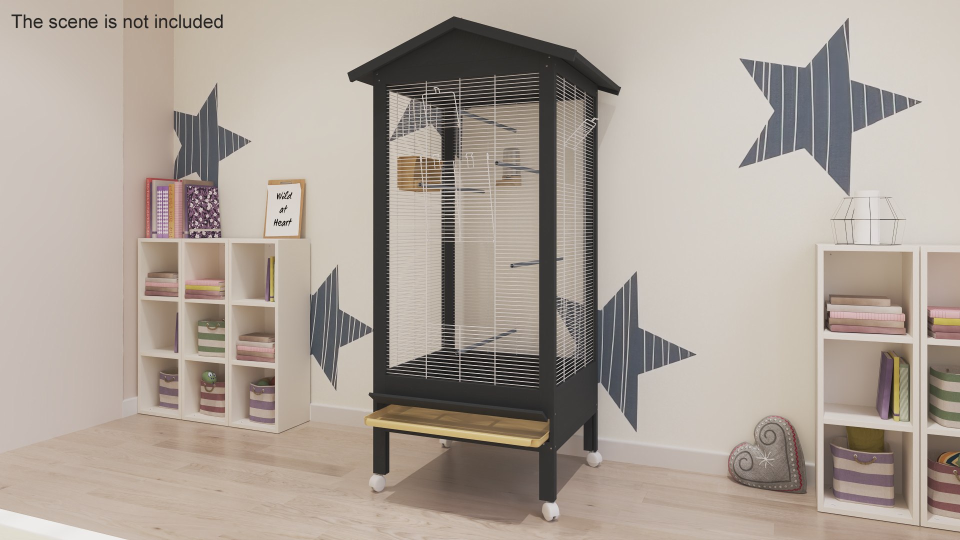 3D Freestanding Bird Cage - TurboSquid 2325047