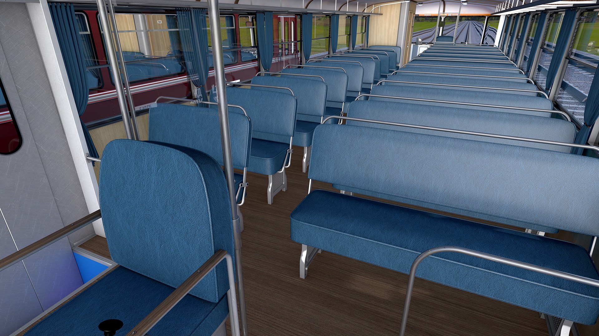 3D Sinobus JZ Series 812 Yugoslavian Railbus - TurboSquid 2220052