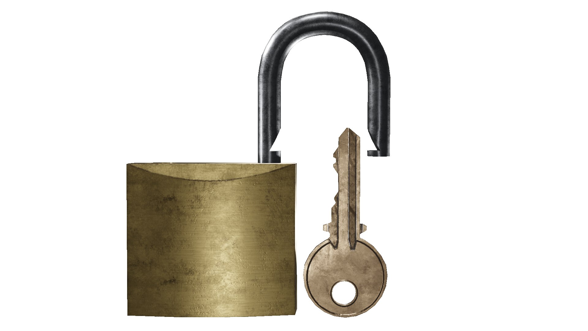 Padlock 3D - TurboSquid 2112633