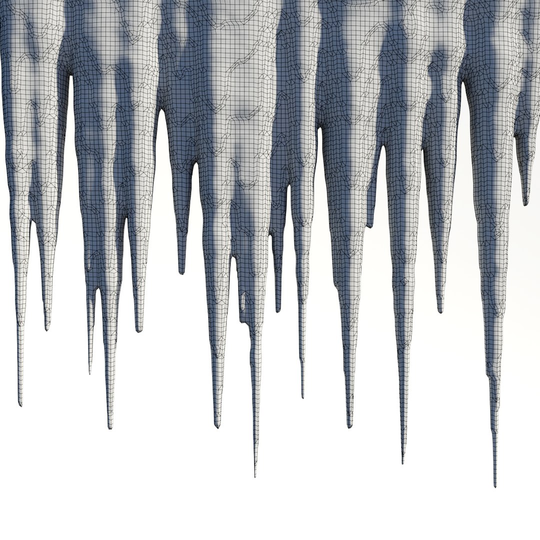 3D Icicles Set - TurboSquid 1229648