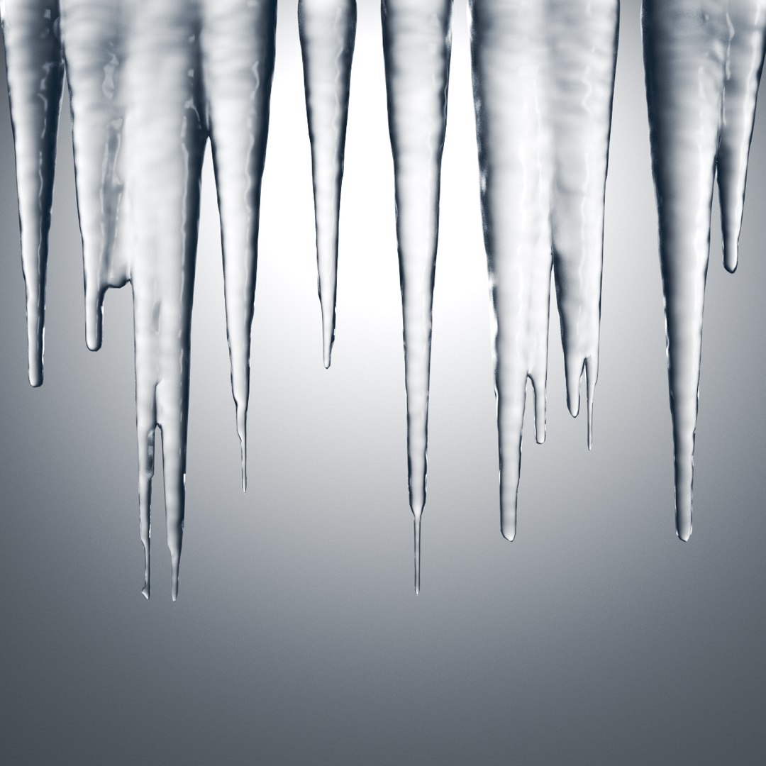 3D Icicles Set - TurboSquid 1229648
