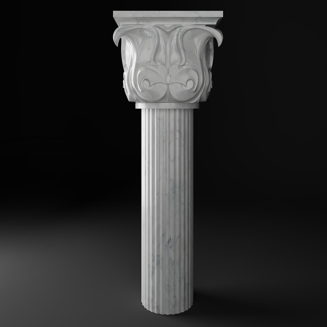 3D Classic Column - TurboSquid 1277833