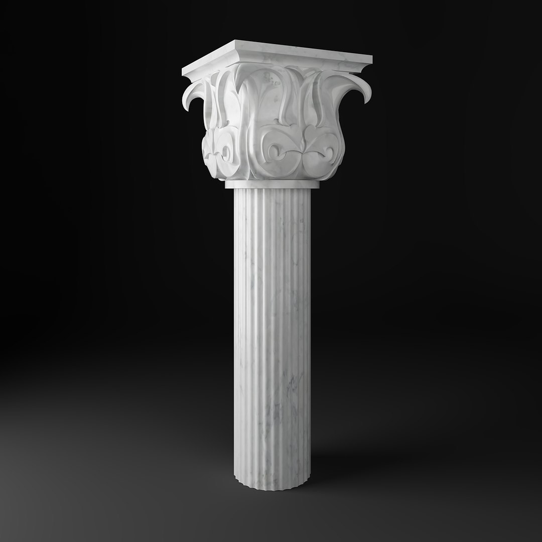 3D Classic Column - TurboSquid 1277833
