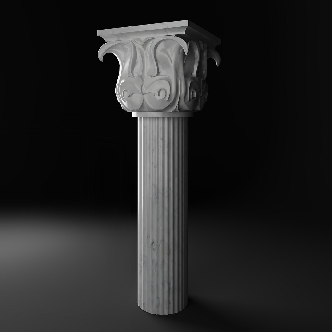 3D Classic Column - TurboSquid 1277833