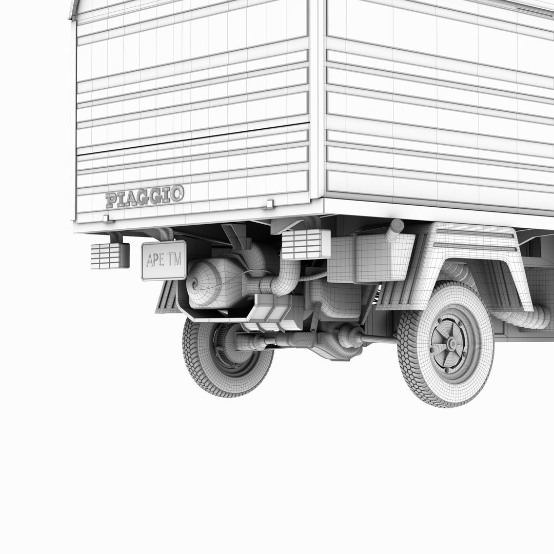 3D Piaggio Ape TM - TurboSquid 1918744