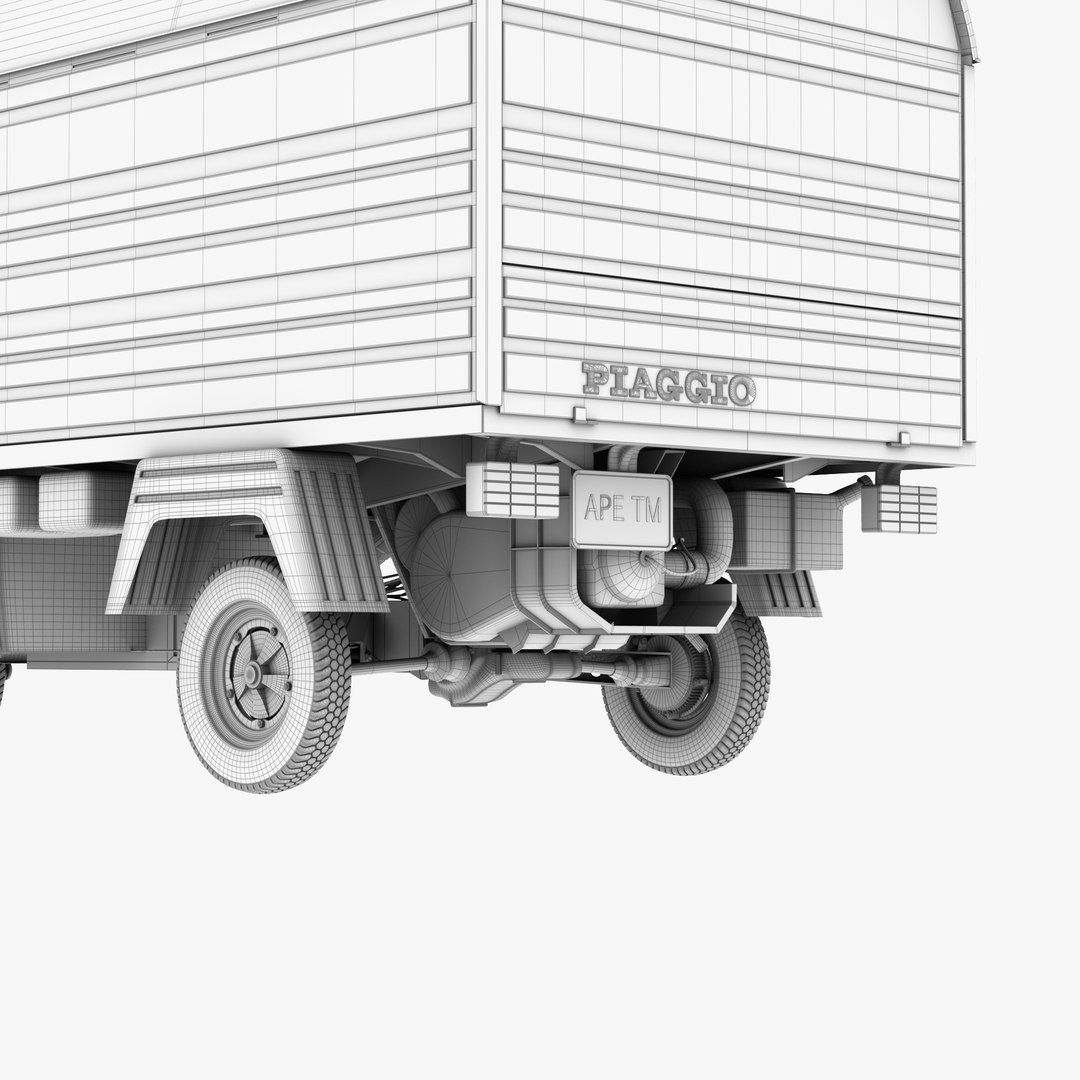 3D Piaggio Ape TM - TurboSquid 1918744