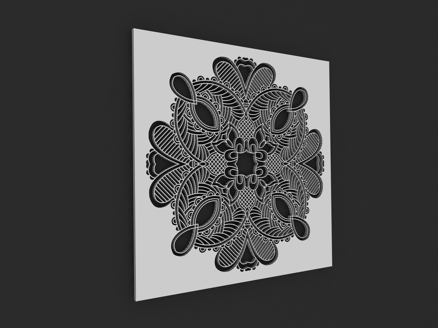 Mandala Cnc Model - TurboSquid 1453829