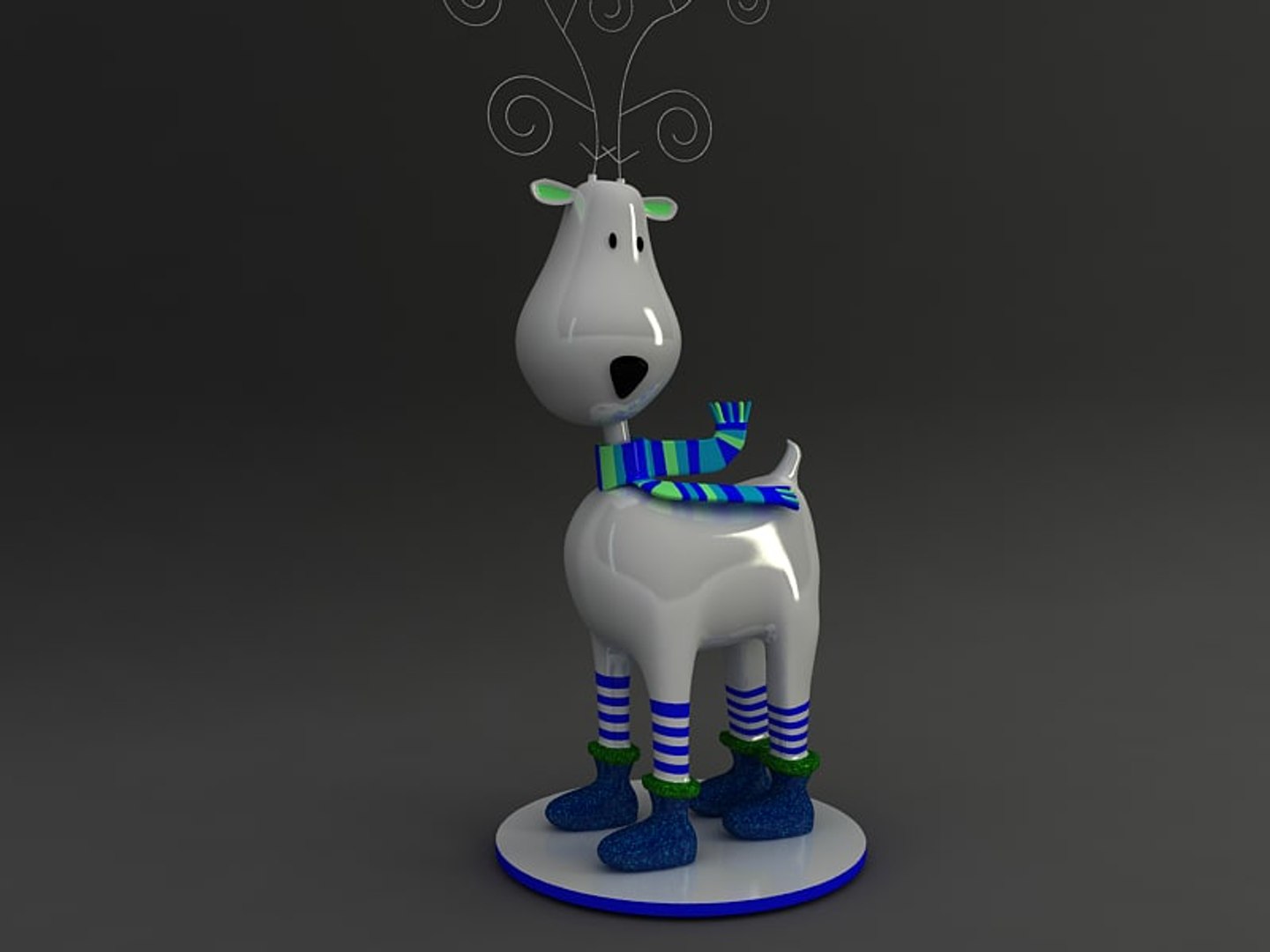 Deer Reindeer 3d Max
