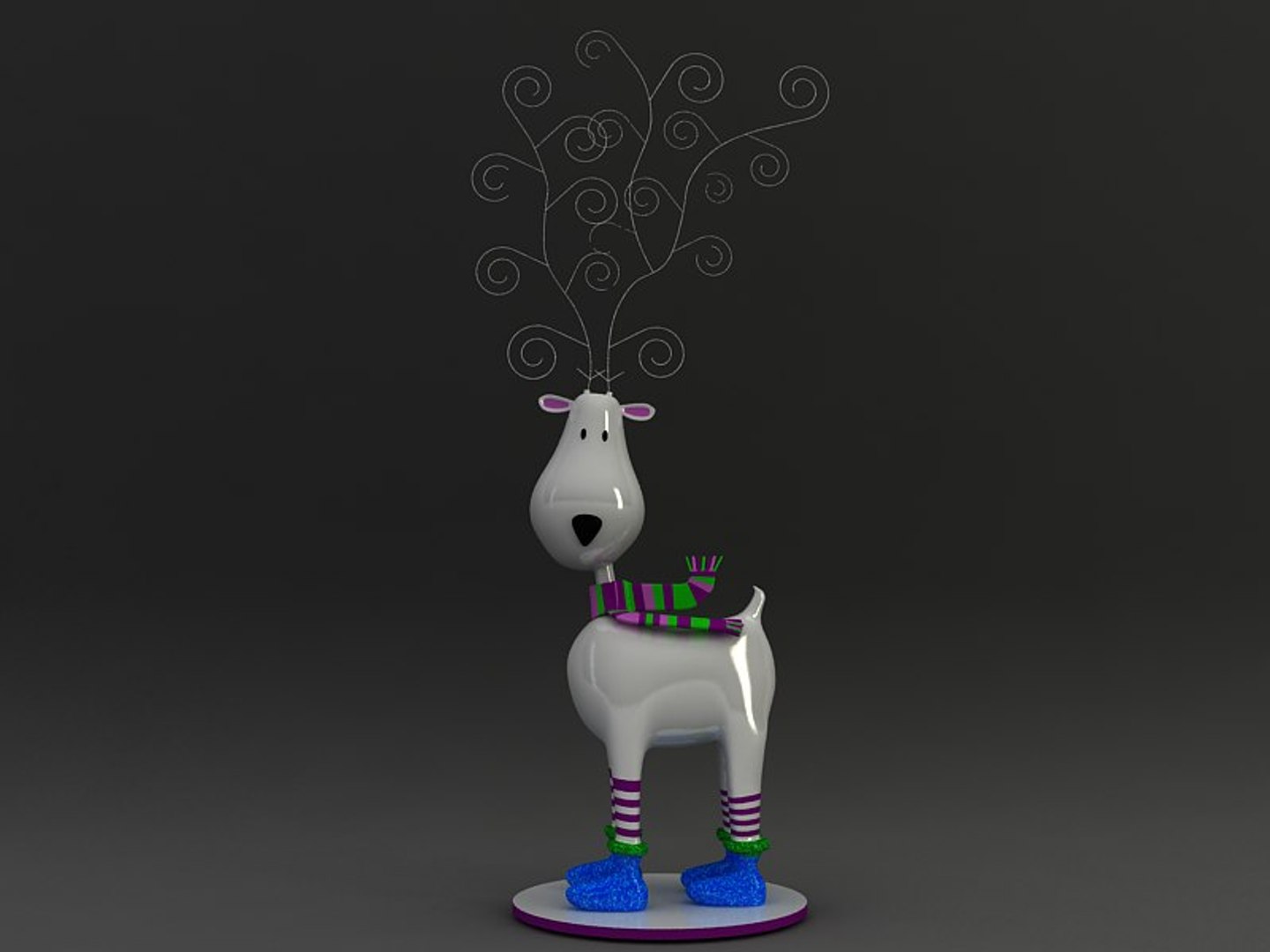 Deer Reindeer 3d Max