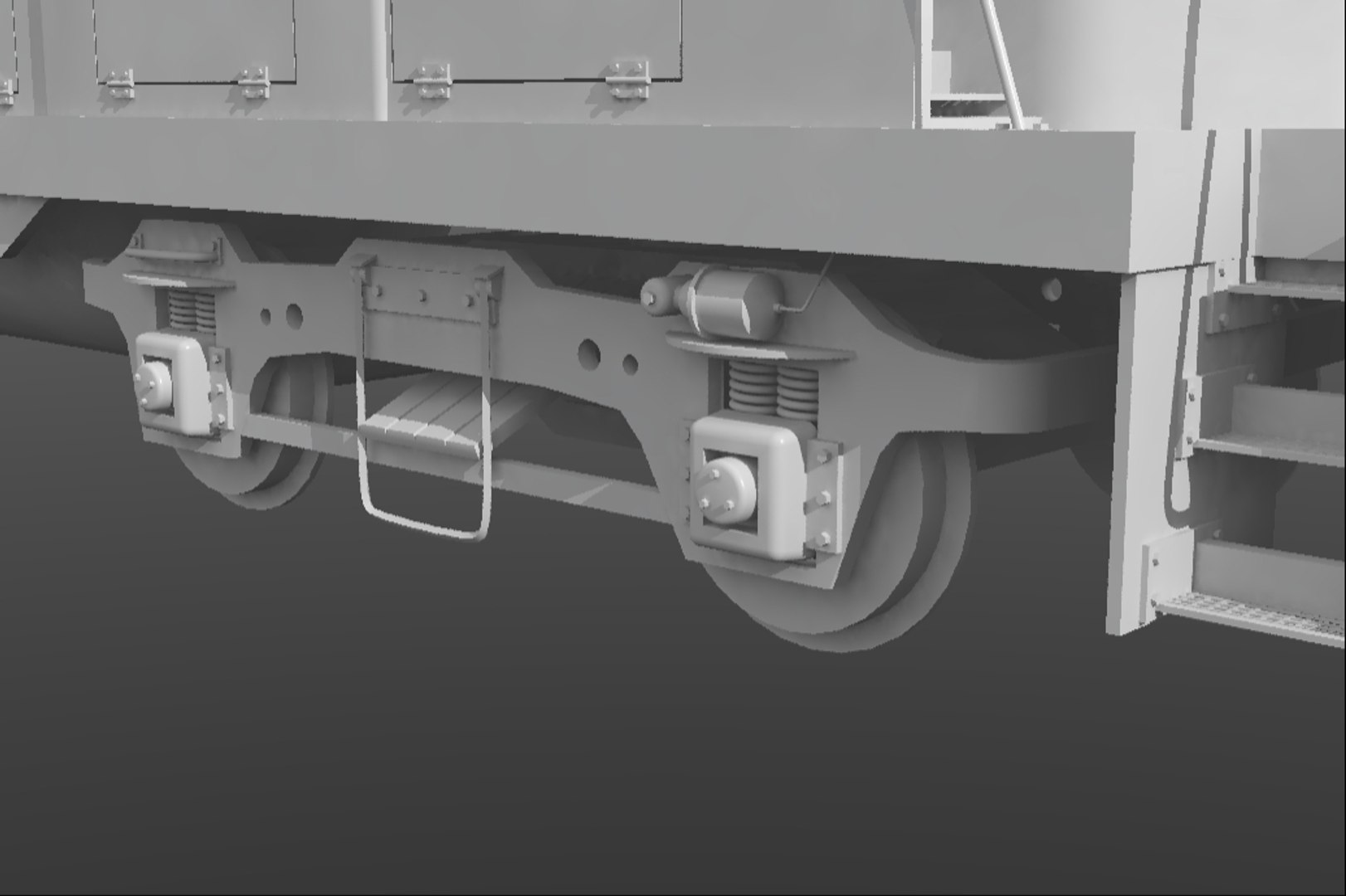 Train Gp9 Locomotive 3d Model