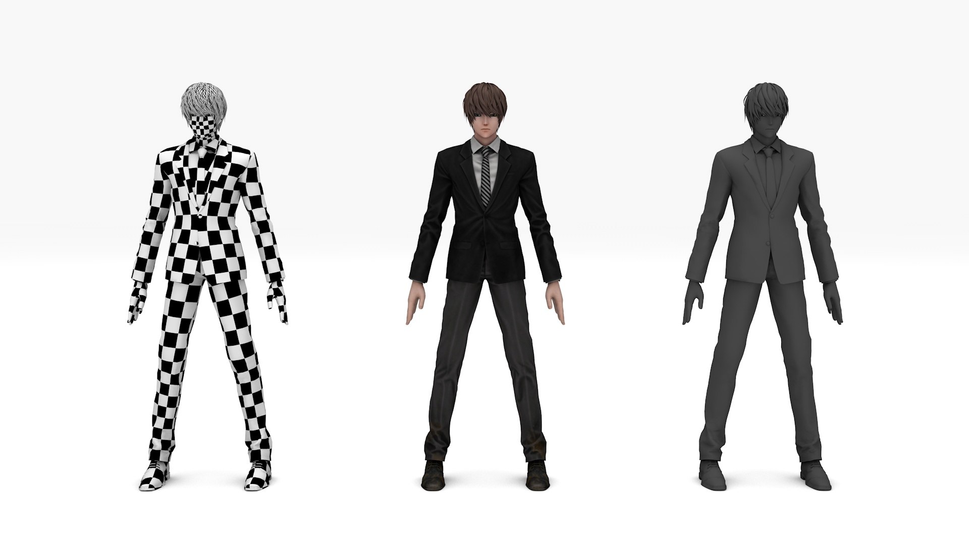 Anime Man V2 3D Model - TurboSquid 1895277