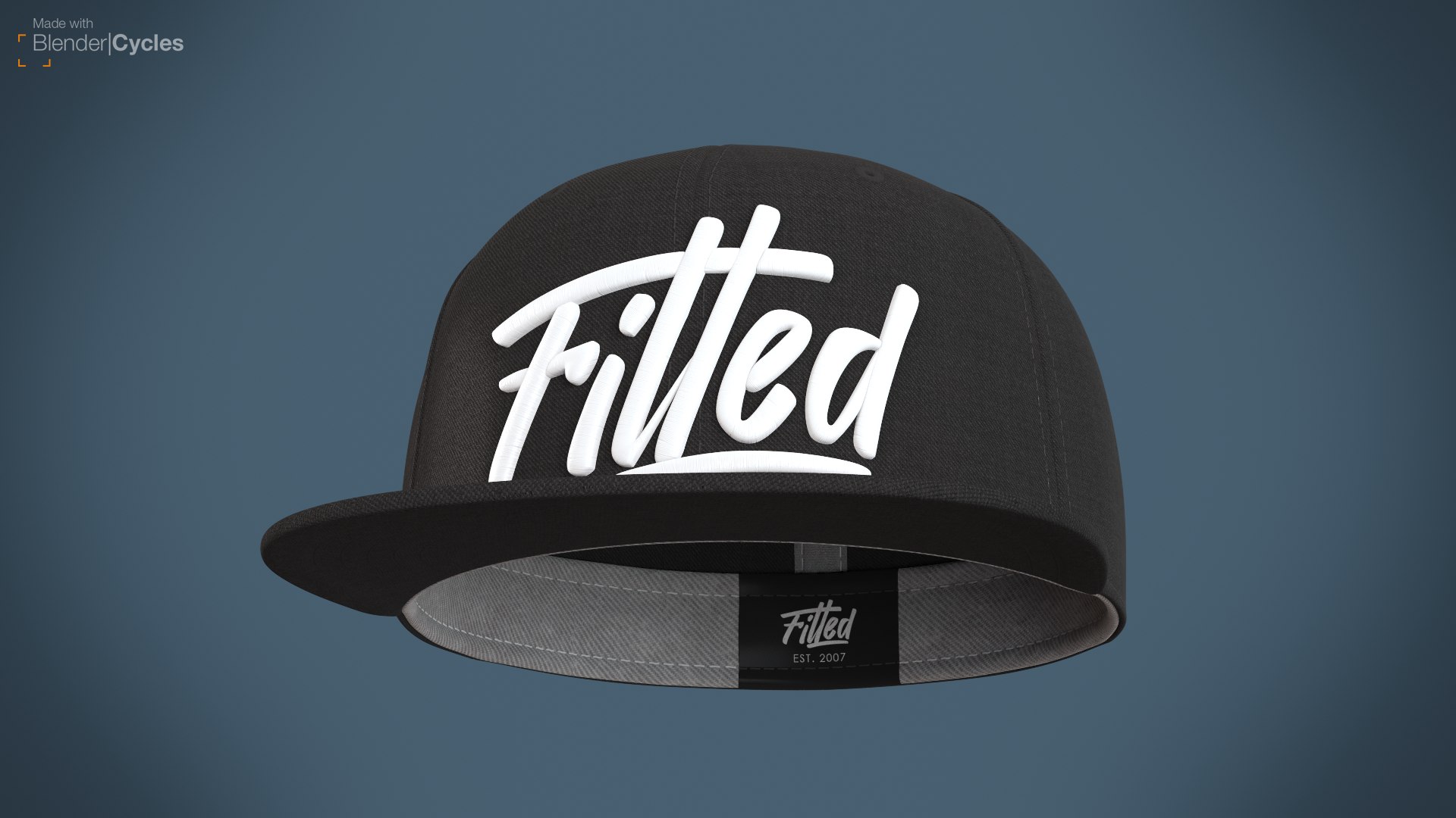 3D Fitted Cap - TurboSquid 1634651