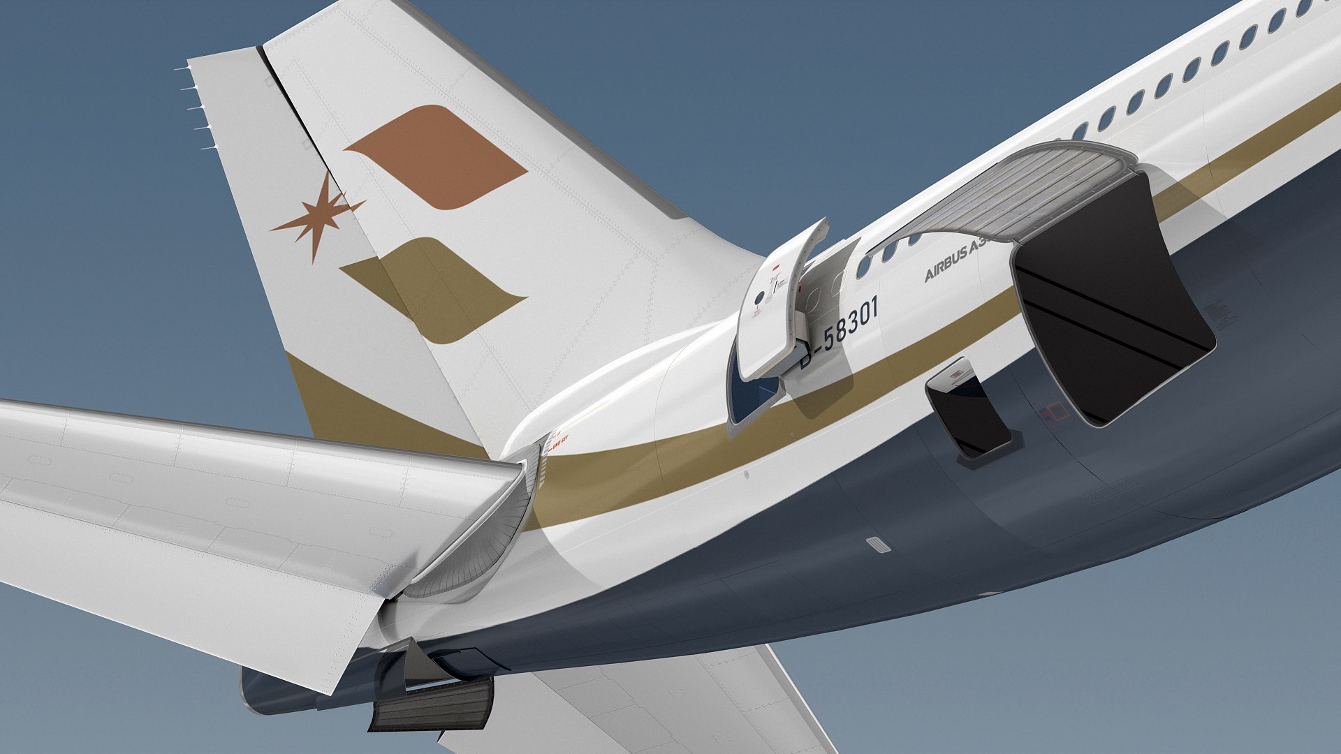 Airbus A330neo Starlux Airlines 3D model - TurboSquid 1963088