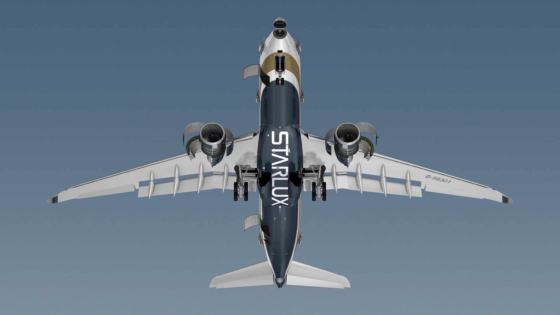 Airbus A330neo Starlux Airlines 3D Model - TurboSquid 1963088