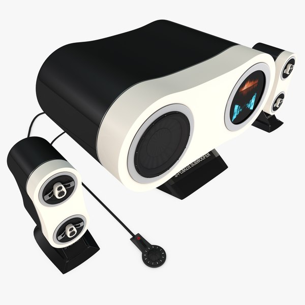 luxury speaker set c4d