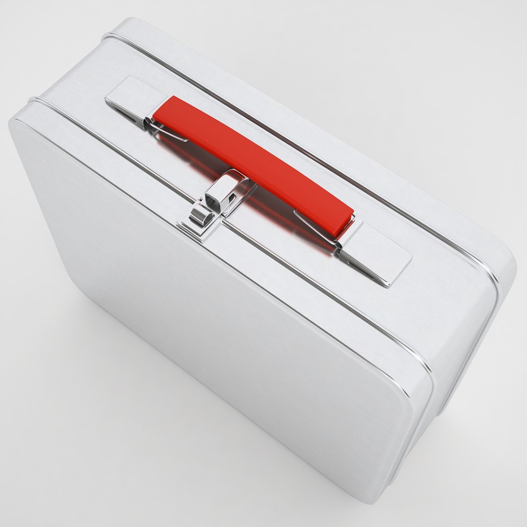 3D Metal Lunch Box Model - TurboSquid 1155405